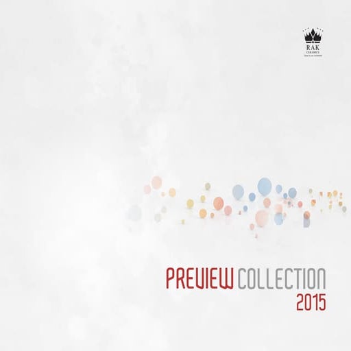 RAK Preview Catalogue 2015 | PDF