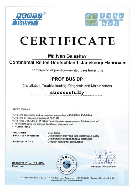 Indusol PROFINET | PDF