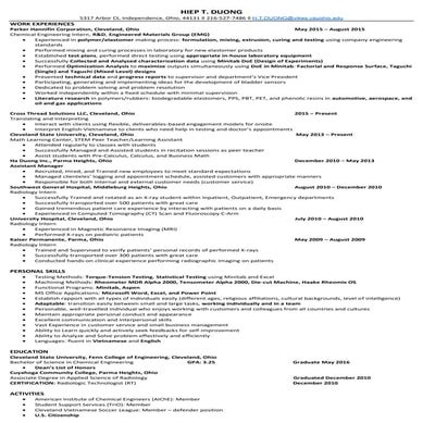 Austin Goewert Chemical Engineer | DOC
