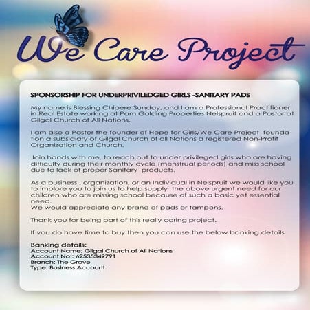 WE CARE PROJECT FLYER | PDF