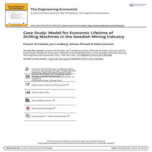 Replacement models and maintenance analysis | PPTX