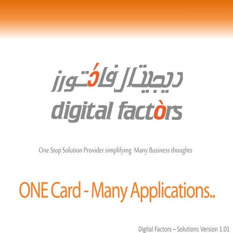 Digital Factors_Solutions_Presentation | PPSX