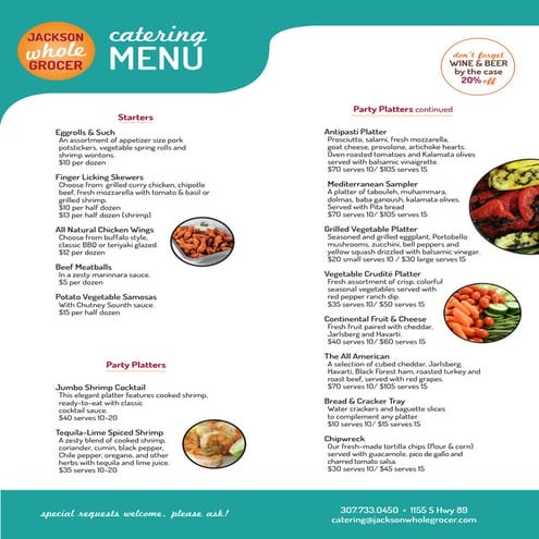 CATERING_MENU_web | PDF