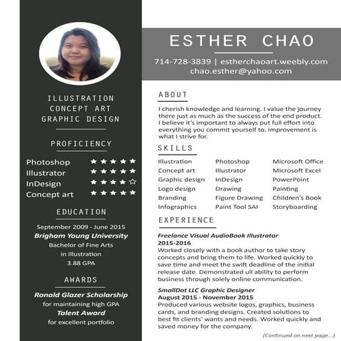 Esther Chao Resume | PDF