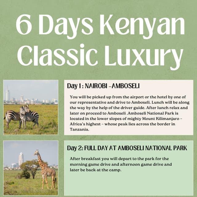 7 Days Kenya Safari Tours | Kenya Safari Holidays | Kenya Safari ...