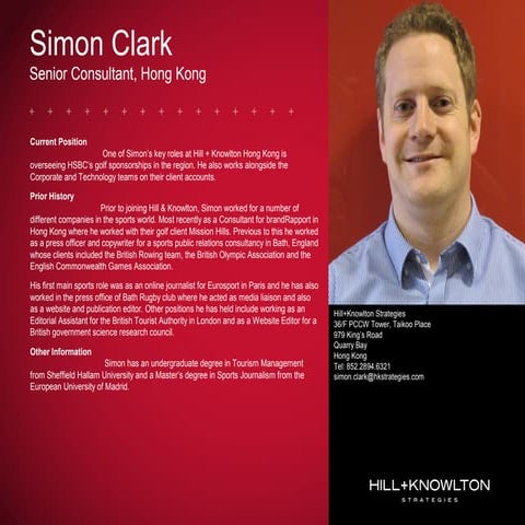 Simon Clark - ppt bio-1 | PPT
