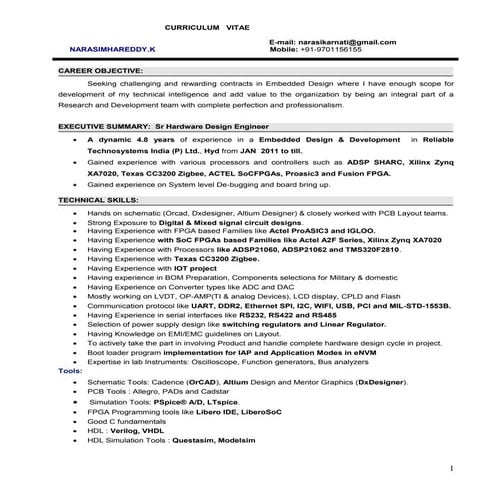 Hardware Design engineer | DOC