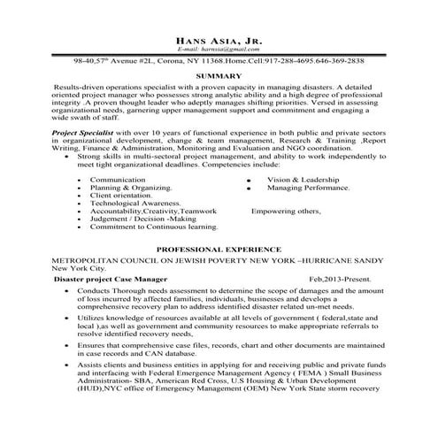 Avery Merriel Smith CV - Jan 2016 | PDF