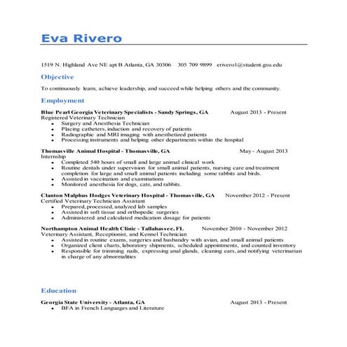 Michelle Resume Jan2016 | DOC