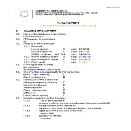 CU-CBADP Final Report | PDF