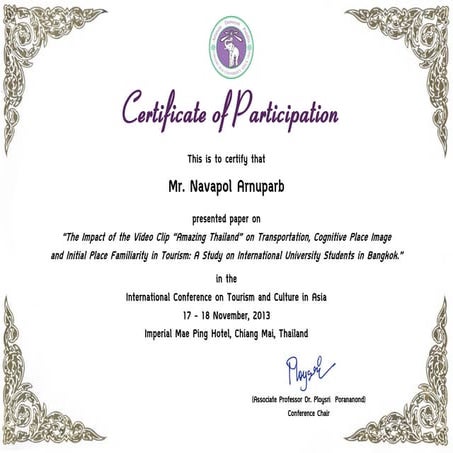 Mr. Navapol Arnuparb | PPT