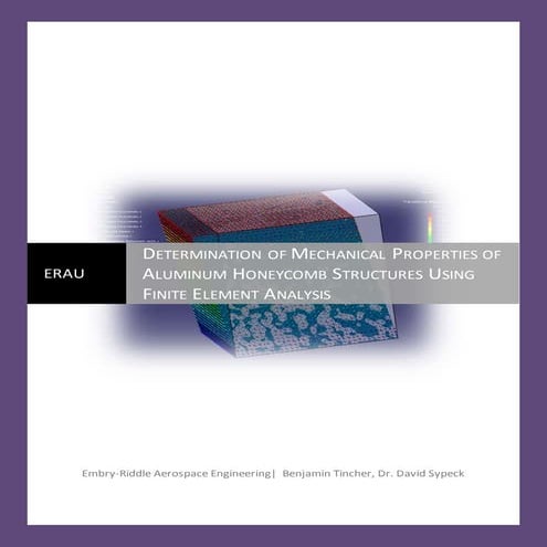 Finite Element Analysis of honeycomb using Abaqus | PDF
