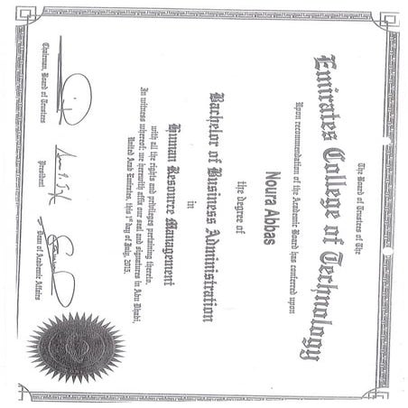 bachelors certificate | PDF