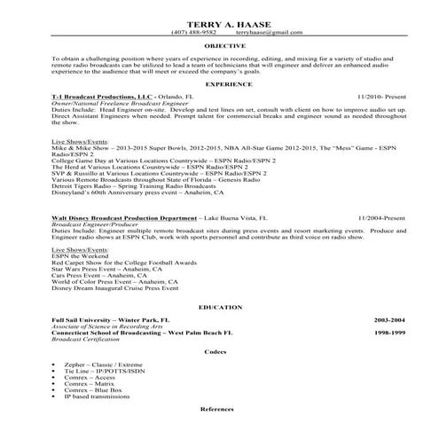 RESUME | DOC