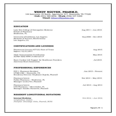 CV - Nguyen, Wendy | DOCX