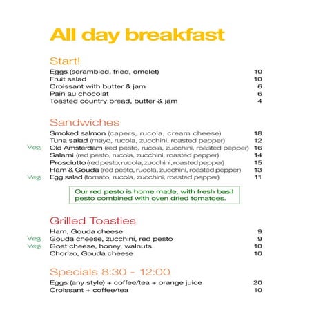 Menu english | PDF | Food & Drink