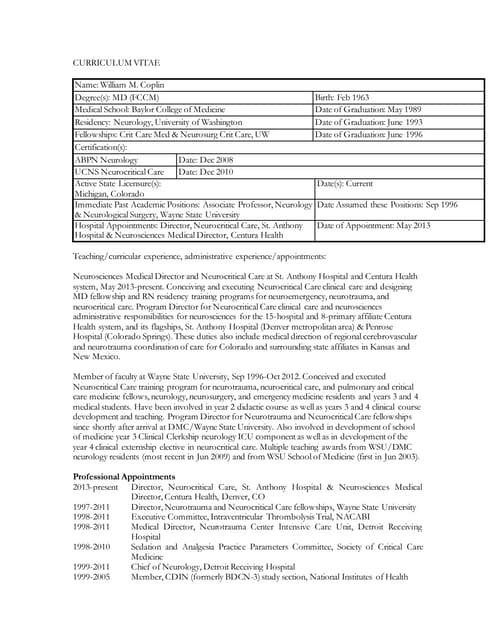 Trevor steve curriculum vitae | PDF