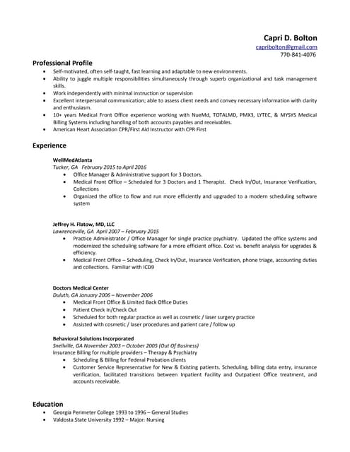 Michelle Sexton-Johnson Resume | PDF
