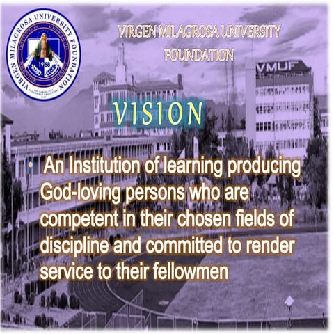 VMUF DENTISTRY VISION AND MISSION | PPTX
