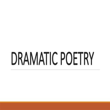 (6) DRAMATIC POETRY.pptx (6) DRAMATIC POETR (6) DRAMATIC POETRY.pptxY.pptx