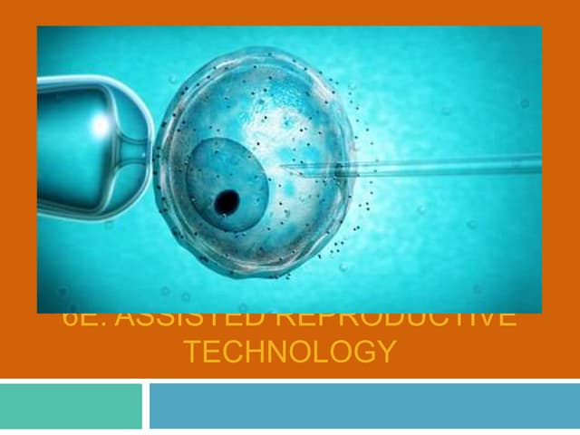 Artificial Reproductive Technology | PPTX