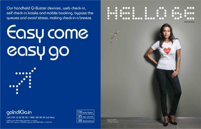 Indigo airline in flight magazine/Catalog