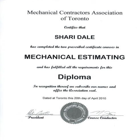 MCA Mechanical Estimating 2010 | PDF