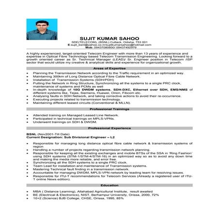 Sujit CV | PDF