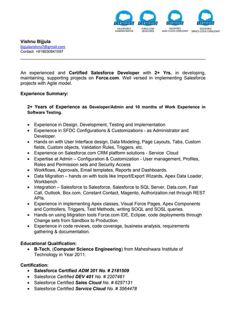 Infographic Salesforce CRM Testing Complete Guide | PDF