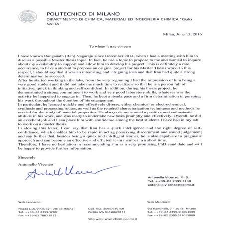 Reference letter 1 | PDF