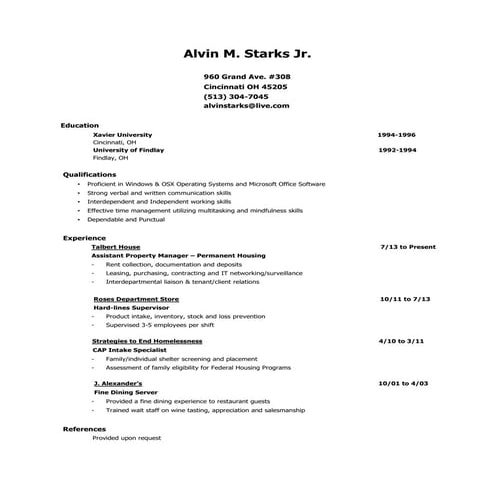 Alvin's Resume Final copy | PDF