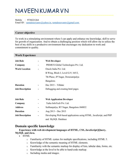chirag singh cv | DOCX | Databases | Computer Software and Applications