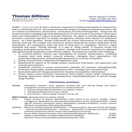 Thomas Martin Resume | DOCX
