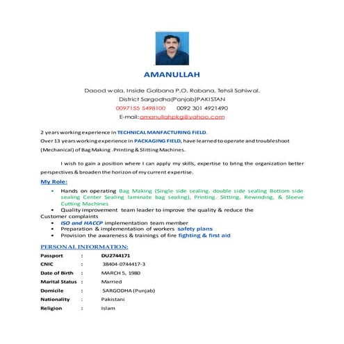 AMANULLAH cv (2) | DOCX