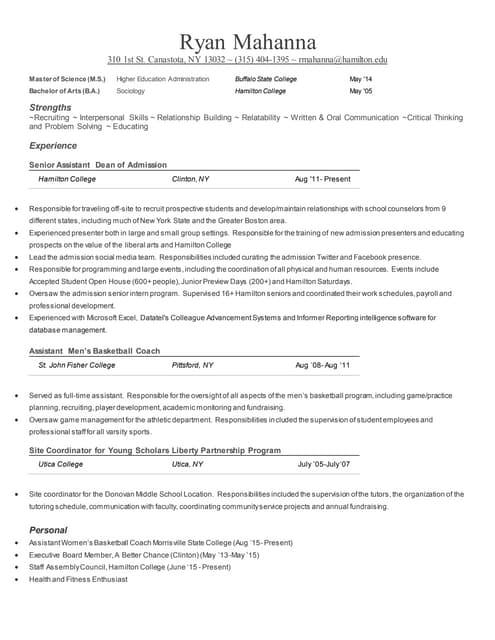Resume (2) | DOCX | Secondary Education | Education