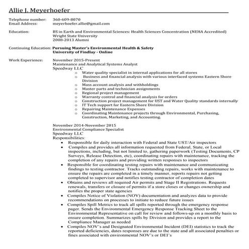 Terry Schaffer Resume Final 11 June 15 | PDF