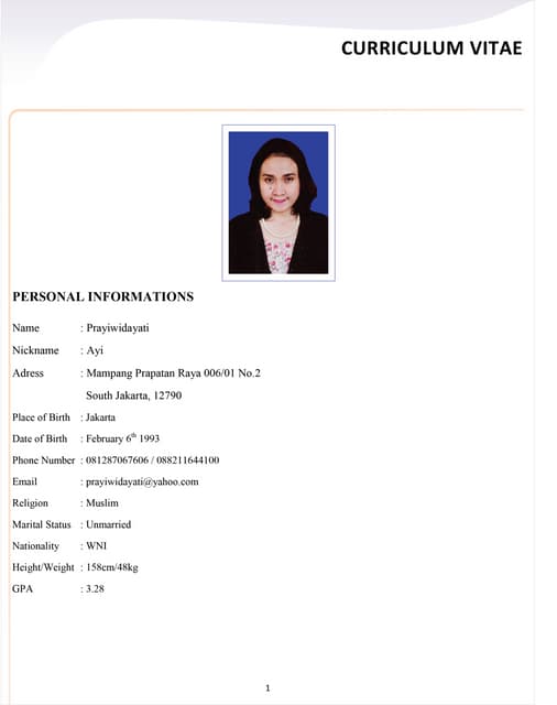 CURRICULUM VITAE Andre | PDF