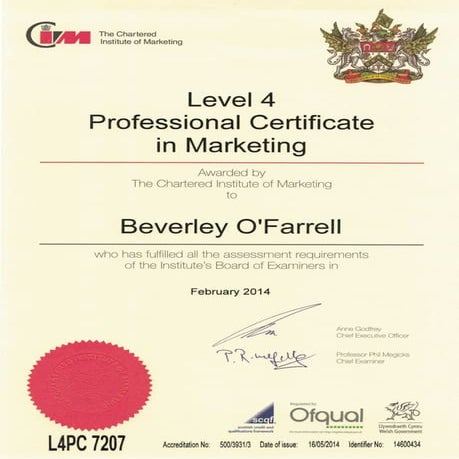 Professional Certificate_Marketing | PDF
