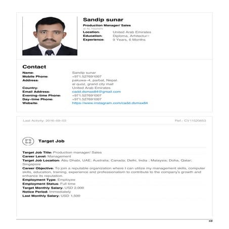 SANDIP bayat CV | PDF