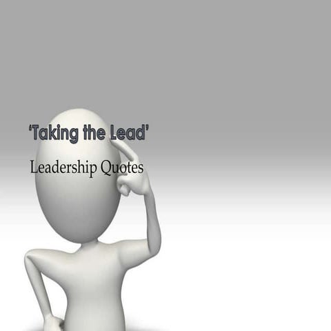 ‘Taking the Lead’ | PPT