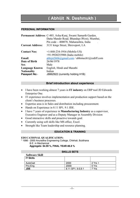 Resume.Jatinder | PDF