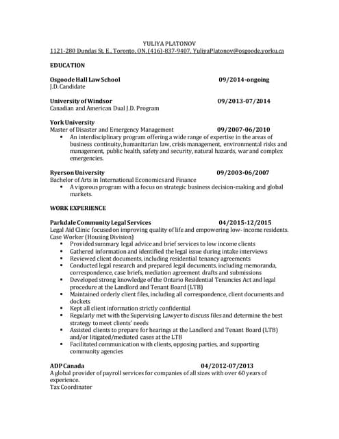 Michael Terrigno Profile | DOC