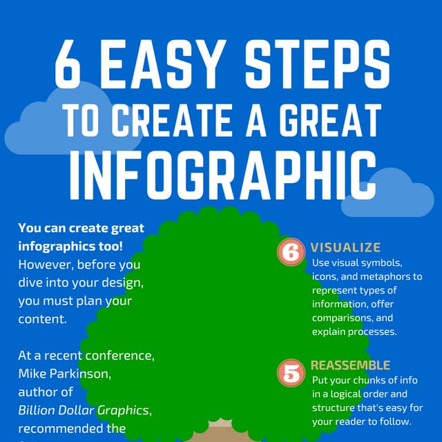6 Easy Steps to Create a Great Infographic | PDF | Desktop Publishing ...