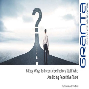 6 Easy Ways to Incentivise Factory Staff who are doing Repetitive Tasks ...