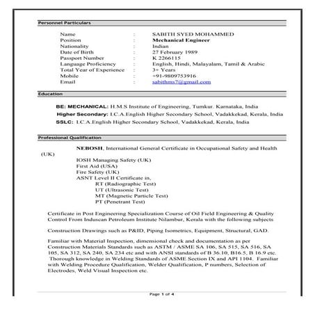 Irshad cv | PDF