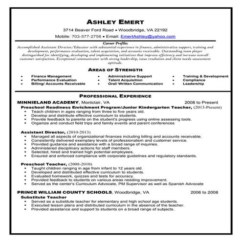 Ashley Emert Resume | PDF