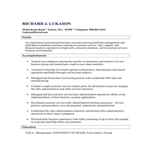 Garrison - Lego Resume | DOCX