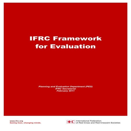 IFRC Framework for Evaluation | PDF