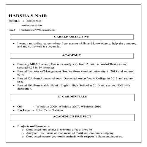 HARSHA RESUME | DOCX