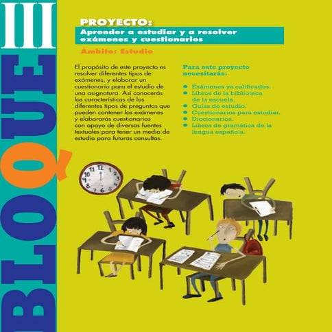6º espanol bloque-3 | PDF